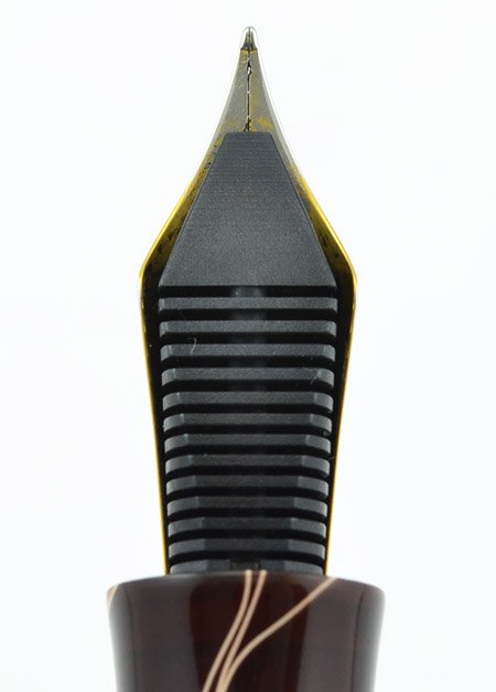 Edison Morgan Fountain Pen - Cappuccino Swirl, Extra-Fine Steel Nib ...