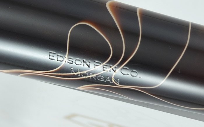 Edison Morgan Fountain Pen - Cappuccino Swirl, Extra-Fine Steel Nib ...