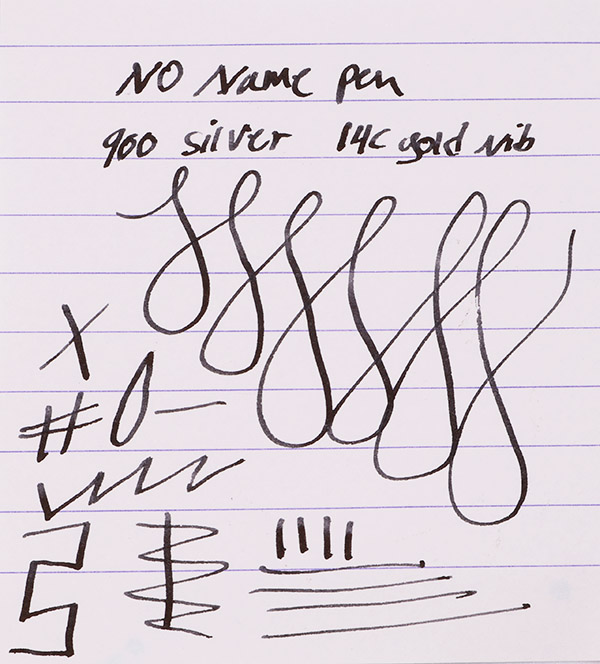 European Piston Filler Fountain Pen (circa 1930s) - 900 Silver Overlay ...