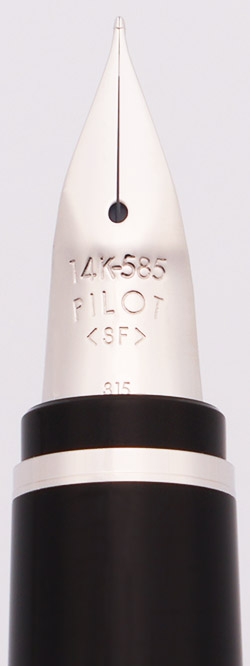 Pilot Falcon Metal Fountain Pen (2015) - Burgundy w Silver Trim, C/C ...