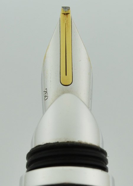 Jorg Hysek Fountain Pen - Unique Design w Leather Sheath, 18k Medium ...