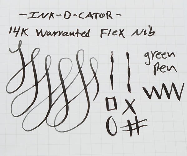 Inkograph Ink-D-Cator Fountain Pen (1930's) - Jade Green, Lever Fill ...