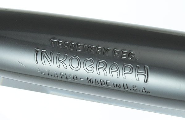 Inkograph Stylus Fountain Pen - Full Size, Black Hard Rubber (Excellent ...