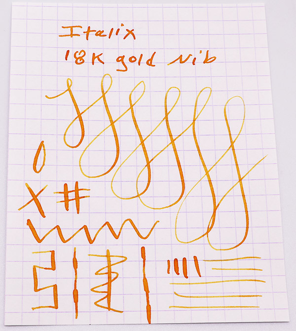 Italix Fountain Pen - Gold Barleycorn, C/C, 18k Flexible Two-Tone ...