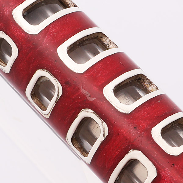 Krone Jet Oversize Fountain Pen - Monte Carlo Red w Sterling Trim ...