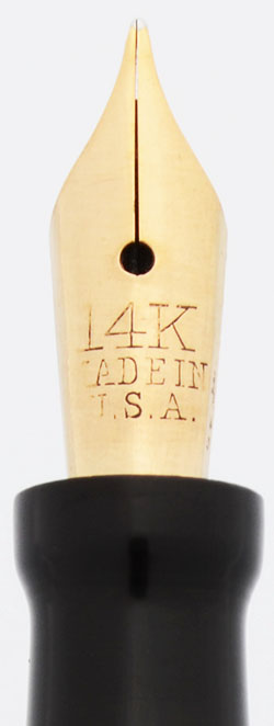 Joseph Lipic Fountain Pen (USA 1930s) - Black, 14k Fine Nib, Lever ...