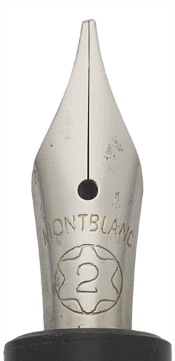 Montblanc 342 Fountain Pen (1950s) - Black w GT, Piston Filler, Oblique ...