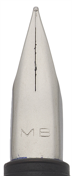 Montblanc Noblesse Slimline Fountain Pen (1980s) - Fogged Steel, C/C ...