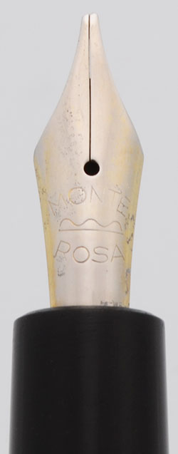 Montblanc Monte Rosa 042 Fountain Pen (1950s) - Basic Black w/GT ...
