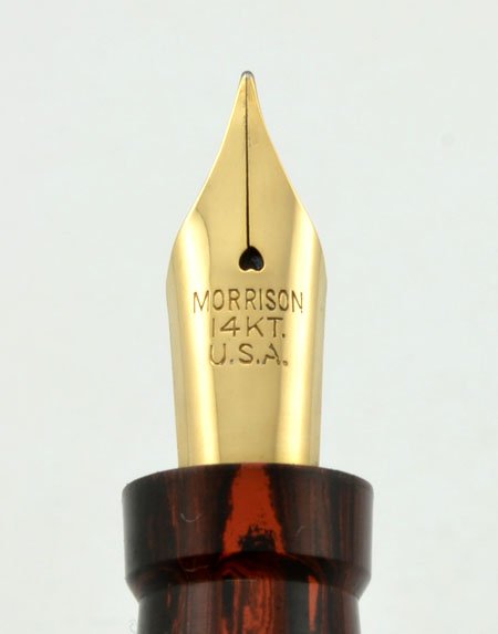 Morrison "The Tourist" Fountain Pen - Oversize, Red Woodgrain Hard ...