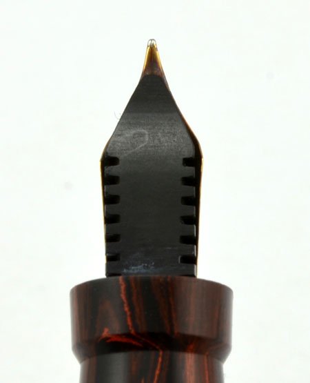 Morrison "The Tourist" Fountain Pen - Oversize, Red Woodgrain Hard ...