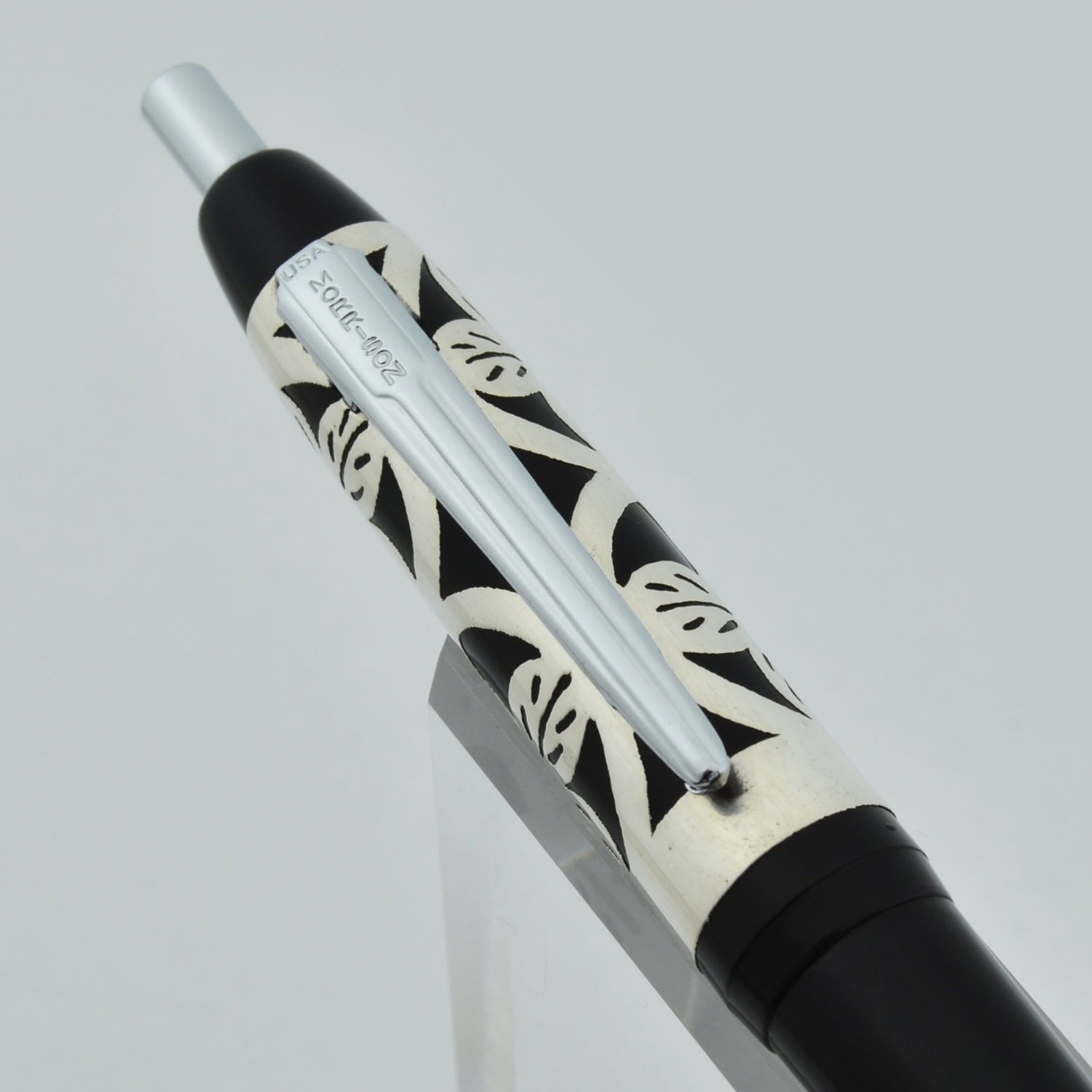 Morrison Ballpoint Pen - Sterling Filigree Overlay (Excellent, In Box ...