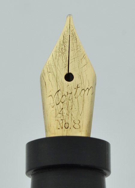 Morton Fountain Pen - Oversize, Black, Flexible 14k Fine #8 Nib ...