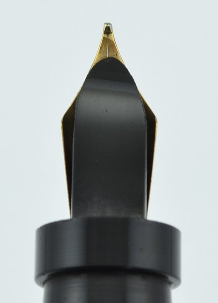 Morton Fountain Pen - Oversize, Black, Flexible 14k Fine #8 Nib ...