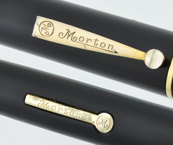 Morton Fountain Pen - Oversize, Black, Flexible 14k Fine #8 Nib ...