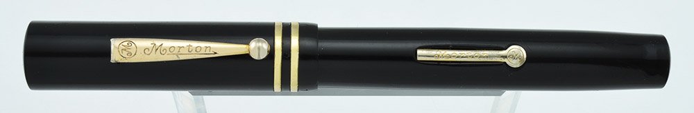 Morton Fountain Pen - Oversize, Black, Flexible 14k Fine #8 Nib ...