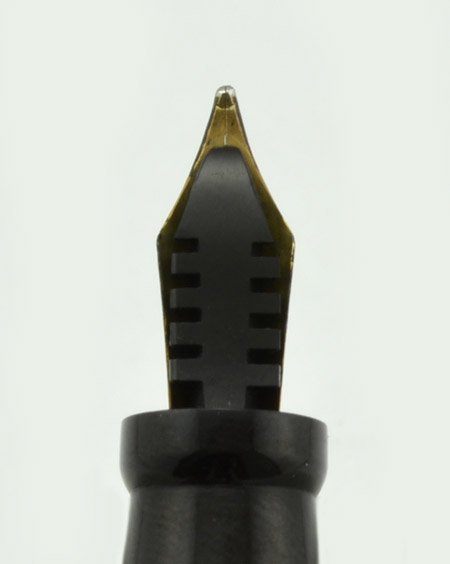 Very Small Fountain Pen - 3-3/16", Black & Pearl, Medium Warranted 14k ...