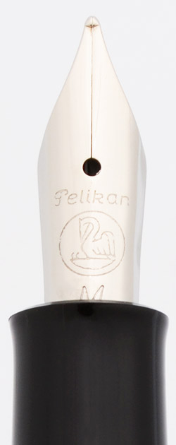 Pelikan M100 Fountain Pen (Old Style, 1985-99) - Black w/Chrome Trim ...