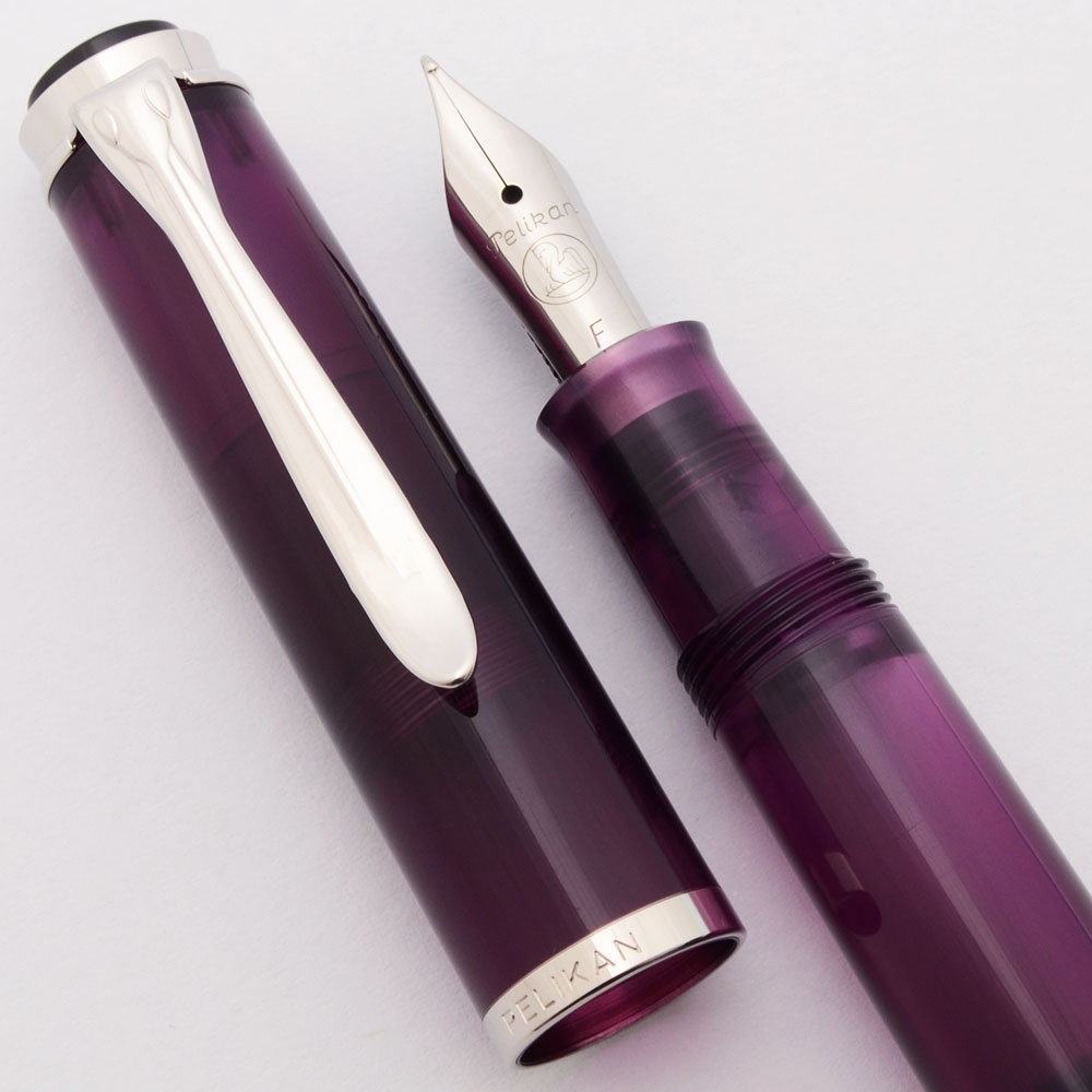 Pelikan M205 Fountain Pen (2016) - Amethyst, Demonstrator Purple w ...