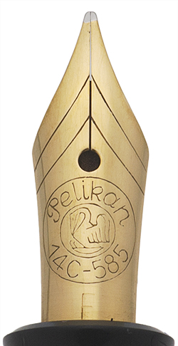 Pelikan 140 Fountain Pen & Pencil Set (1954-65) - Green & Black Striped ...