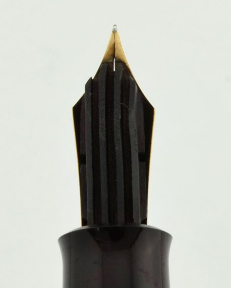 Pelikan 400 Fountain Pen - 1950s Gunther Wagner, Green & Black, 14k ...