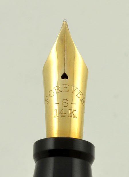 Pencraft Fountain Pen - Oversized Black and Pearl, 14K Forever Nib ...