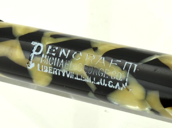 Pencraft Fountain Pen - Oversized Black and Pearl, 14K Forever Nib ...
