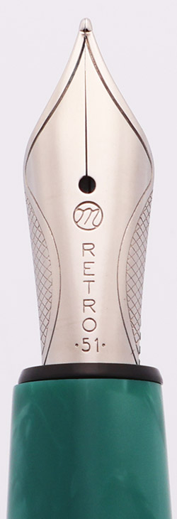 Retro 51 Scriptmaster Fountain Pen (2000s) - Jade w Chrome Trim, C/C ...