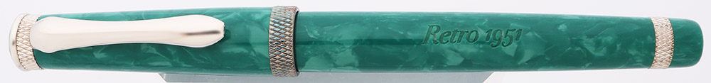 Retro 51 Scriptmaster Fountain Pen (2000s) - Jade w Chrome Trim, C/C ...