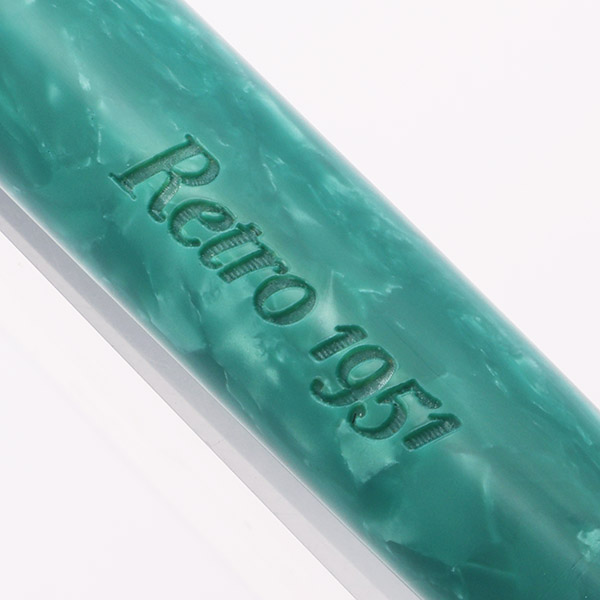 Retro 51 Scriptmaster Fountain Pen (2000s) - Jade w Chrome Trim, C/C ...