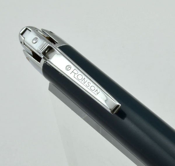 Ronson Vintage Penciliter - Dark Teal and Chrome (Excellent, Working ...