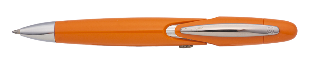 Stipula Speed Ballpoint Pen - Orange with Chrome Trim (Excellent + in ...