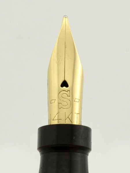 Superite Gold Filled Fountain Pen - Ring Top, YGF,14k Fine Full Flex ...