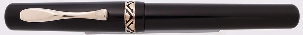 Visconti Midnight Voyager Fountain Pen (1998) - Black Acryloid, Silver ...