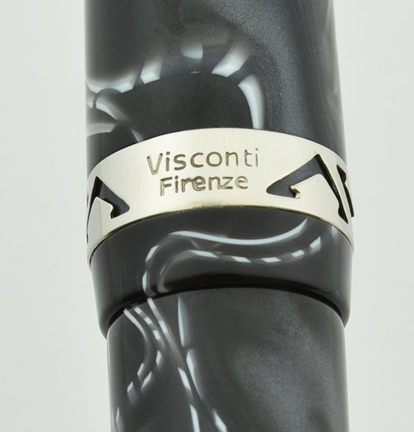 Visconti Kaleido Voyager Fountain Pen - Black & White "Eclipse ...