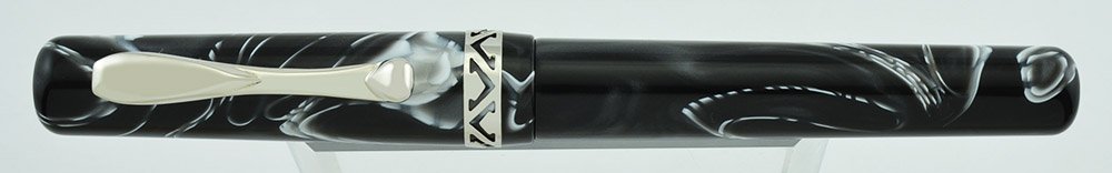 Visconti Kaleido Voyager Fountain Pen - Black & White "Eclipse ...