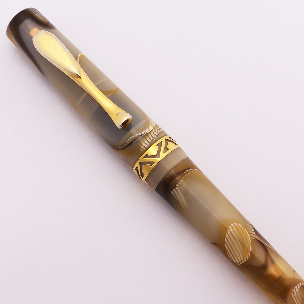 Visconti Kaleido Voyager Ballpoint Pen - "Honey Almond" Acryloid ...