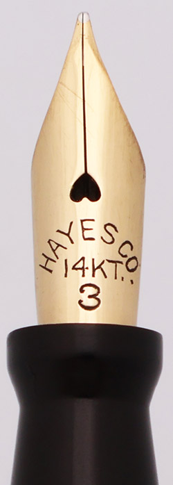 John Wanamaker Fountain Pen (1920) - Black w GT, Bulb Filler, Hayes ...