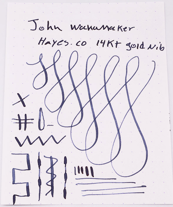 John Wanamaker Fountain Pen (1920) - Black w GT, Bulb Filler, Hayes ...
