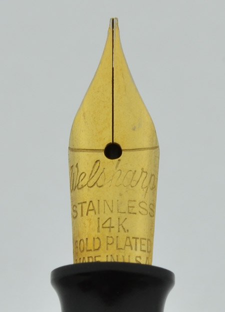 Welsharp Tiny Fountain Pen - Green Marble, Fine Gold Plated Nib ...