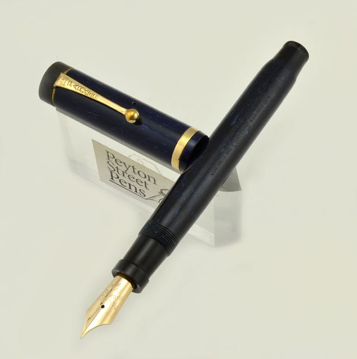 Parker Duofold Senior 1920s Fountain Pen - Lapis (Blue), Single Band ...