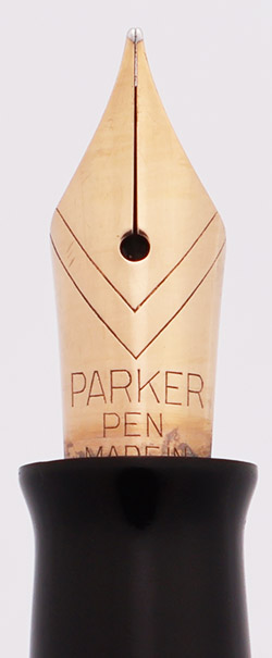 Parker Duovac Ingenue Fountain Pen (1945) - Red Pearl Striated w/GT ...