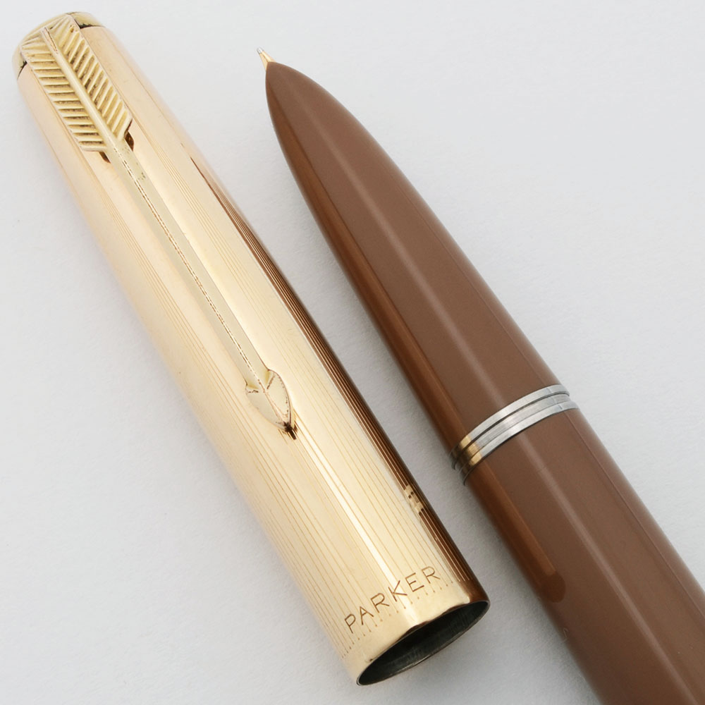 Parker 51 Aerometric Fountain Pen (Post 1952) - Cocoa, GF Converging ...