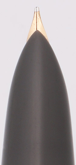 Parker 51 Vacumatic (T6 1946) - Dove Gray, Gold Filled 4-Line Cap, Blue ...