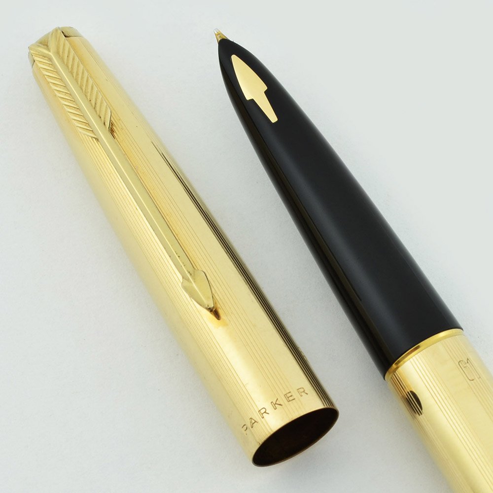 Parker 61 Mk II Signet Fountain Pen, England - Gold Filled, Fine Nib ...