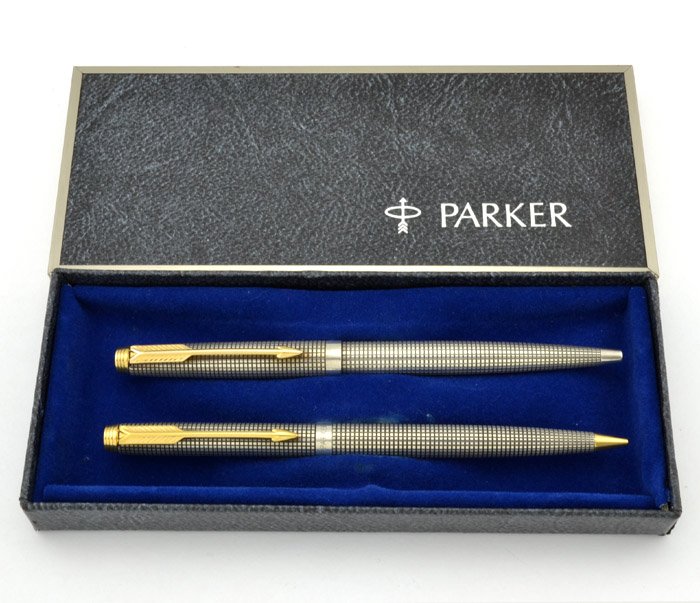 Parker 75 Sterling Ballpoint Pen and Mechanical Pencil - 1980, USA ...