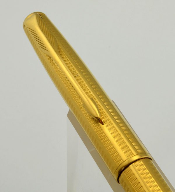 Parker Sonnet Ballpoint Pen - 1996, Cascade Gold Pattern (Mint) - Peyton Street Pens