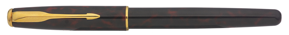 Parker Sonnet Fountain Pen (1994) - Laque Firedance w 23k GP Trim, C/C, 18k Stub Nib (Excellent ...