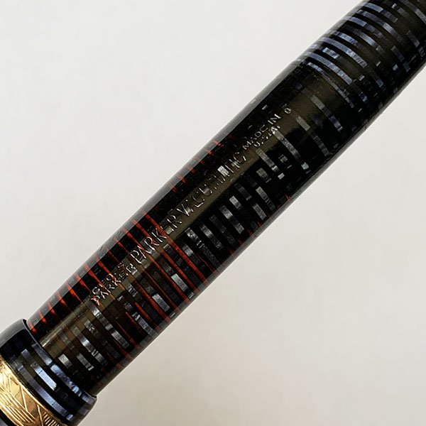 Parker Vacumatic Sub Deb Fountain Pen (1940) - Blue Pearl, Fine 14k Nib ...