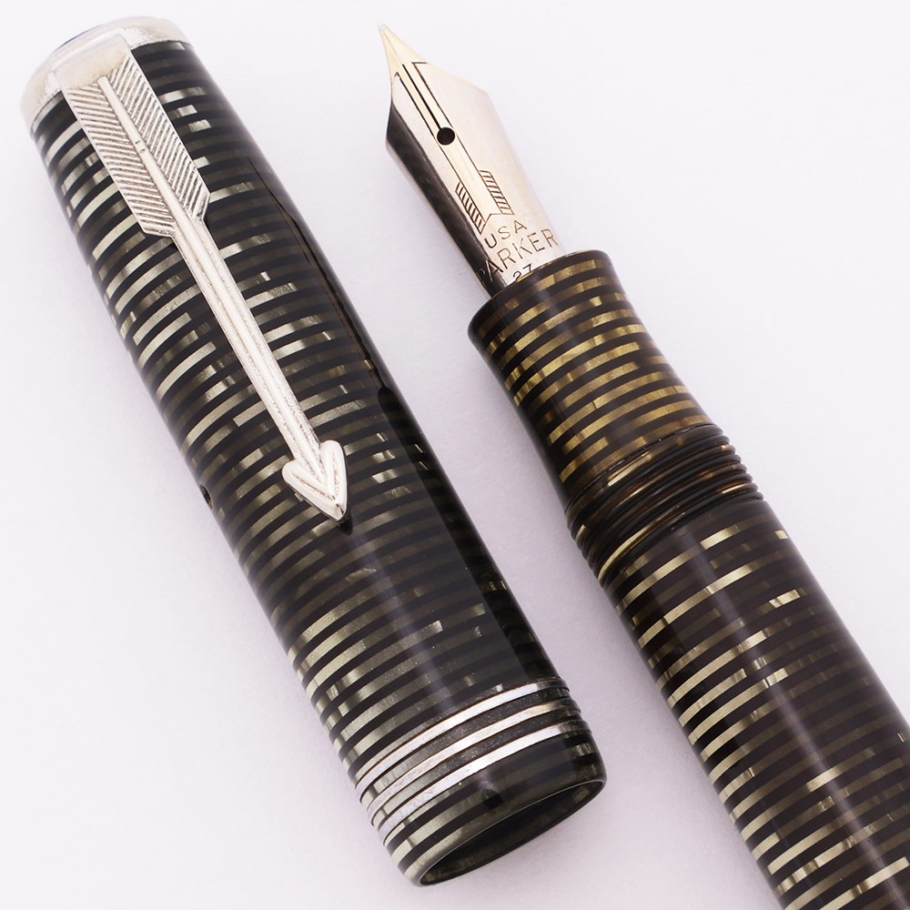 Parker Vacumatic Standard Fountain Pen (1936) - Silver Pearl CT ...